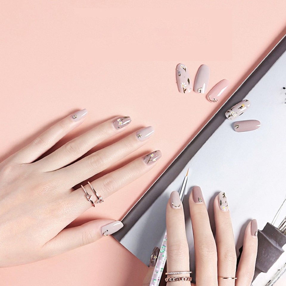 6Pcs Nail Art Painting Pen Carving Sequined Rods Brush Pen Drawing ...