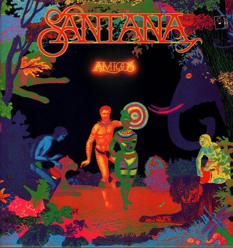 Santana Amigos LP vinyl Europe Cbs 1987 red labels reissue LP CBS32476 ...
