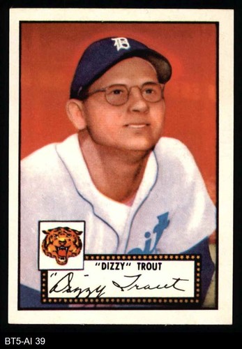 1952 Topps REPRINT #39 Dizzy Trout Tigers 8 - NM/MT | eBay