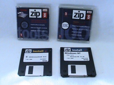 1 IOMEGA ZIP 100 DISK 1 ZIP 100 TOOLS DISK IOMEGA ZIP INSTALL DISKS | eBay