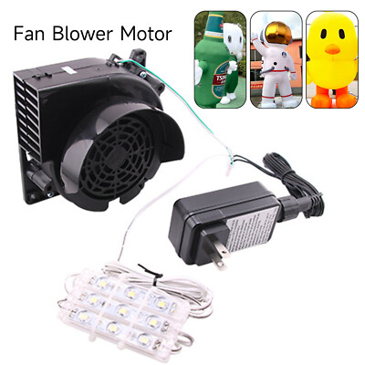 12V 1.5A Inflatable Air Blower Replacement Fan Blower Motor With 3 LED ...