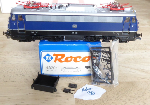 Roco 43791 H0 E-Lok Br E 10 472 DB Epoch 3 Dcc-Digital Function + Light ...