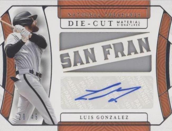 2022 Panini National Treasures - Die-Cut Material Signatures Luis ...