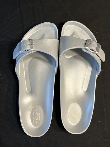 GH Bass Size 10 Silver Flip Flop Sandal | eBay
