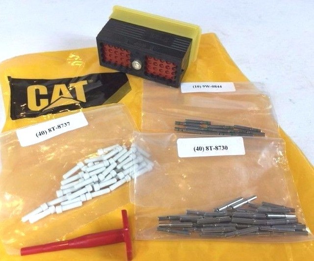Caterpillar 9x-0141 40pin Deutsch Connector Drc18-40sa 8t-8730 8t- 10 ...