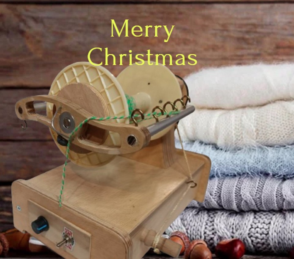 E-spinner Home Spinning Wheel Electric Wool Yarn Art 3 Large bobbin ...