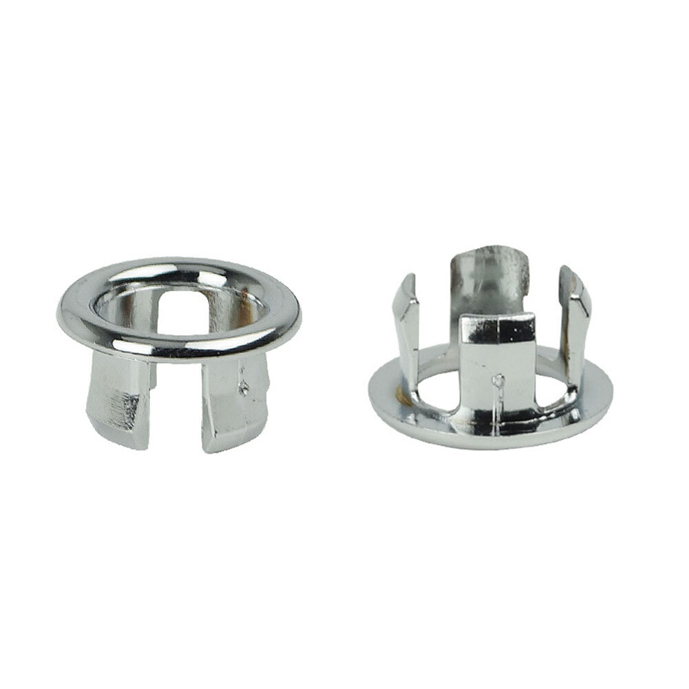Sink Overflow Covers Basin Chromed Strainer Ring Bathroom Inserts ...