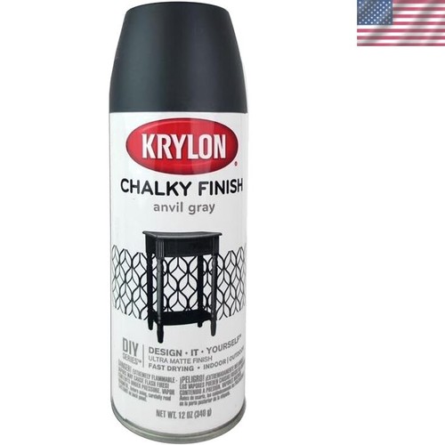 High-Performance 12 oz Anvil Gray Matte Finish Spray Paint - No Primer ...