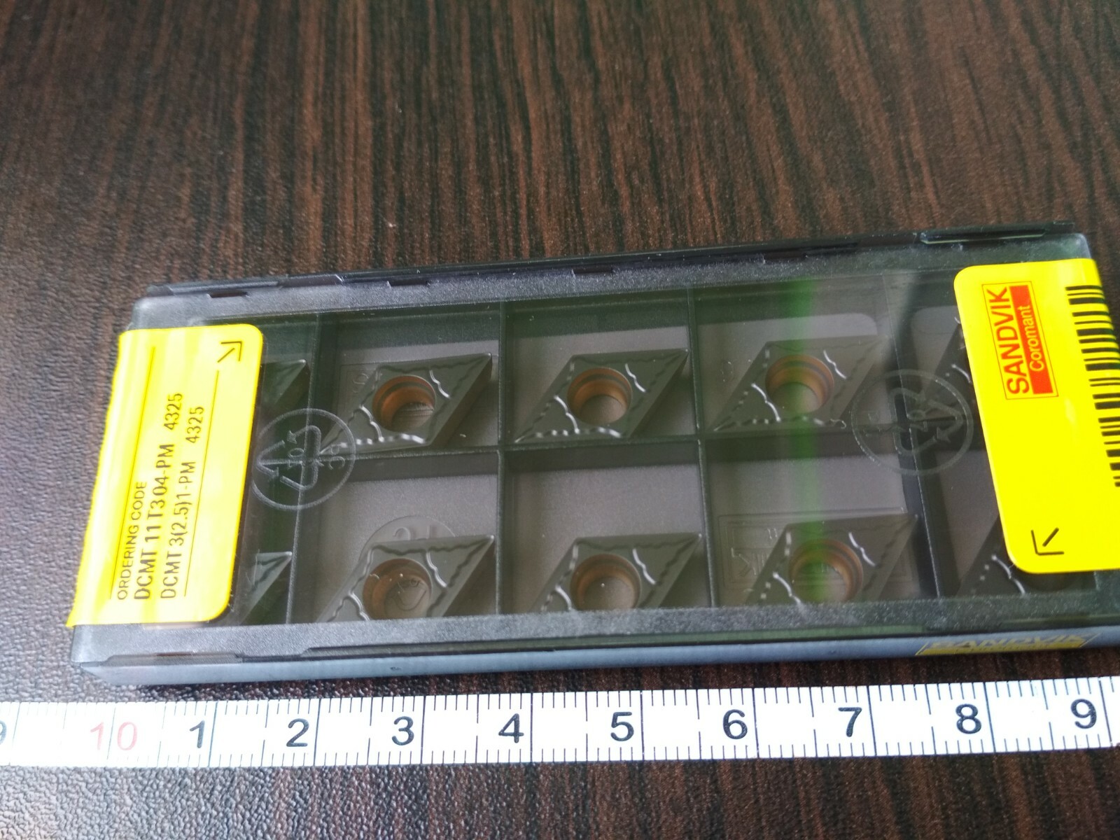 SANDVIK DCMT 11T304-PM 4325 / DCMT 3(2.5)1-PM 4325 10 PCS Carbide ...