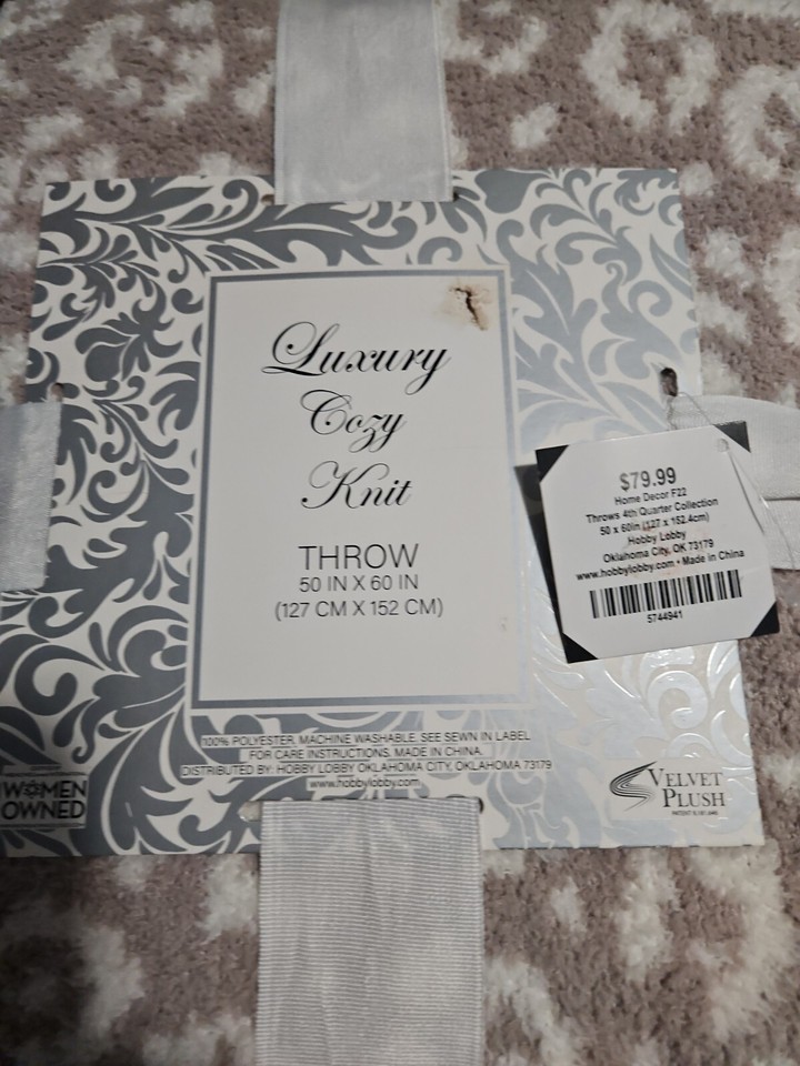 Hobby Lobby Home Decor Throws 4th Quarter Collection | eBay