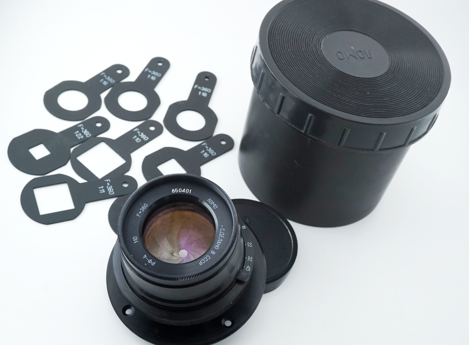 LOMO RF-4 10/360mm retro USSR LENS FKD Wooden camera Reproduction large ...