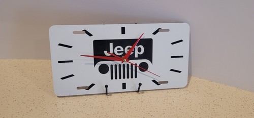 vintage Jeep Amc automotive wall clock Rare license plate Cj Cj7 Cj8 ...