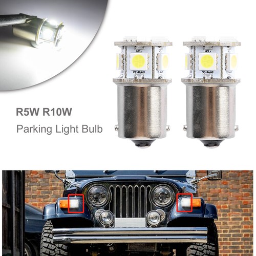 Euro Spec 2x For 87-95 Jeep Wrangler YJ 5050SMD 6000K LED Parking Light ...