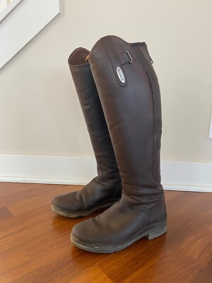 Tall dark brown insulated riding boots US size 7 - Perfect for winter ...
