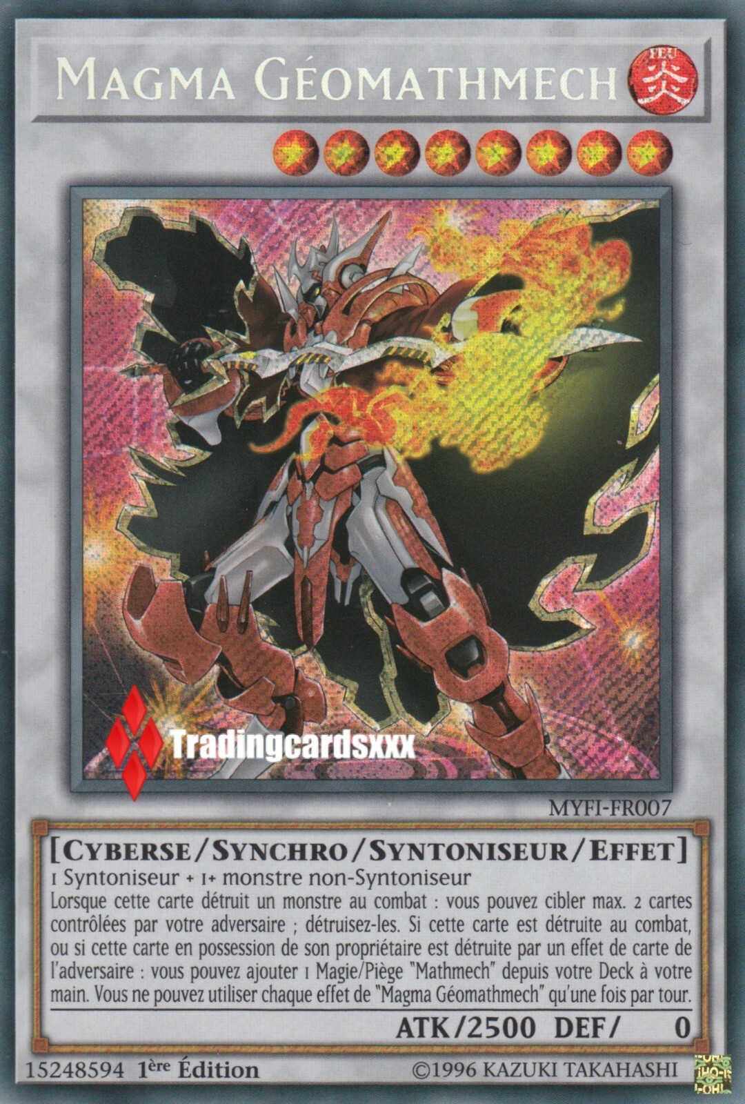 ♦Yu-Gi-Oh!♦ Magma Géomathmech (Mathmech) : MYFI-FR007 -VF/Secret Rare ...