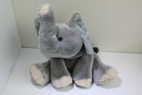 Cuddle Zone Floppy Elephant Plush 20" Stuffed Animal Gray | eBay