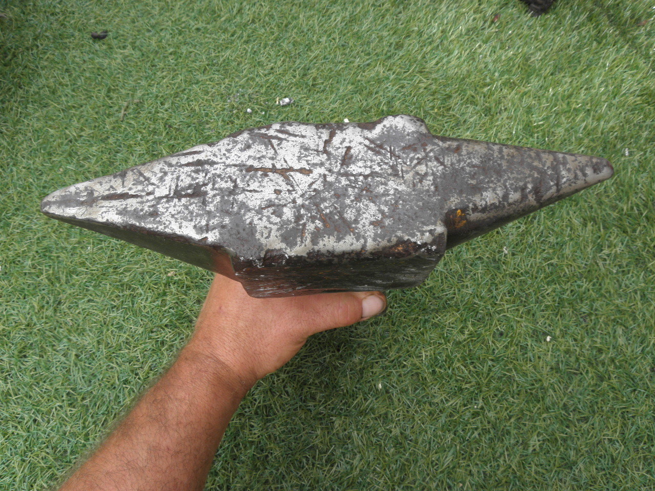 RARE ANTIQUE PRIMITIVE STAKE STUMP WROUGHT ANVIL BLACKSMITH TOOL FORGE ...