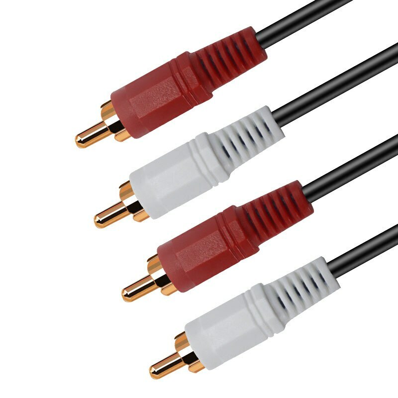 Premium 2RCA M/M Dual Stereo Copper Core Audio Cable Cord 20M 15M 10M ...