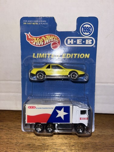 Hot Wheels- HEB Limited Edition 2pk- 1996- (RARE! UNOPENED!) | eBay