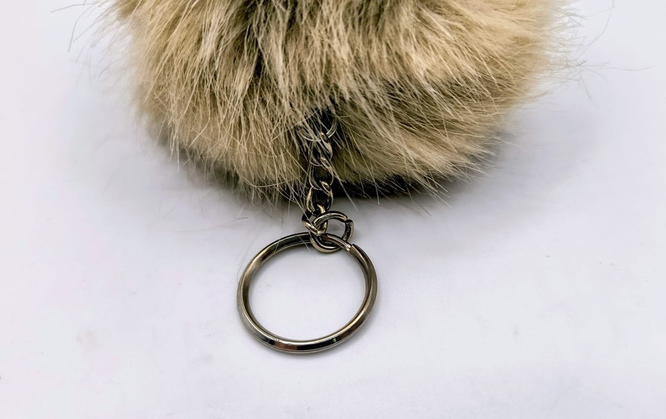 Kipling Pom Pom Monkey Keyring Called June In Mousey Blonde | eBay