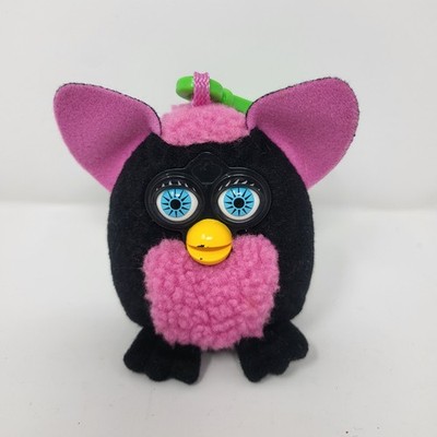 McDonalds Happy Meal Furby Toy Plush Keychain Tiger Purple Black #2 ...