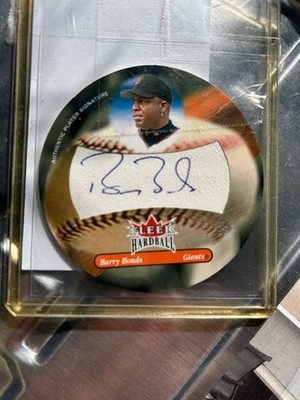 Barry Bonds Auto signed Fleer Hardball Signature Card | eBay