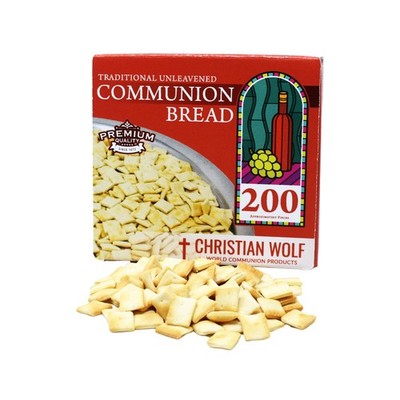 Unleavened Communion Bread Wafers - 200 Count - Church Supplies ...