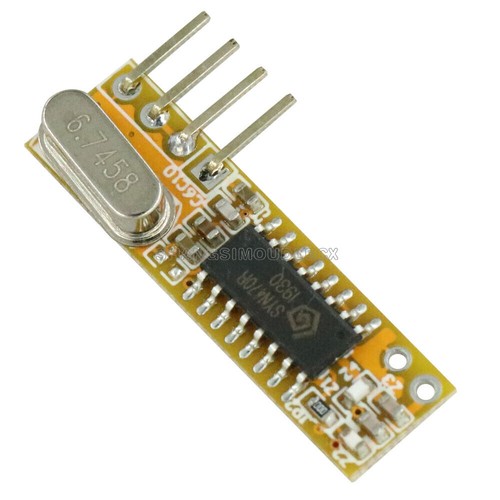 RXB12 433Mhz Superheterodyne Wireless Receiver -107dB for Arduino/AVR ...