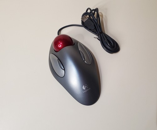 Logitech Trackman Marble USB T-BC21 Mouse (810-000767) Tested ...