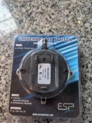 ESP UNIVERSAL AIR PRESSURE SWITCH KIT NS2-0000-31 - New / Old Stock | eBay