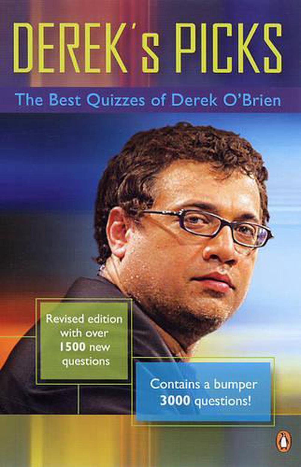 Derek's Picks: The Best Quizzes Of Derek O'Brien by Derek O'Brien Paperback Book | eBay