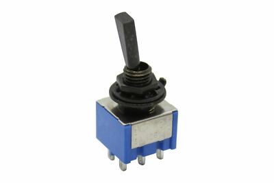Mini Flat Paddle Toggle Switch 2-way On-On Black | eBay