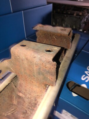 1 bracket VW Rabbit Pick Up Rear Bumper 1980 1981 1982 1983 caddy 179 ...