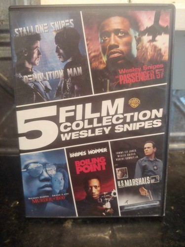 WESLEY SNIPES 5 Film Collection DVD Movies DEMOLITION MAN / PASSENGER ...
