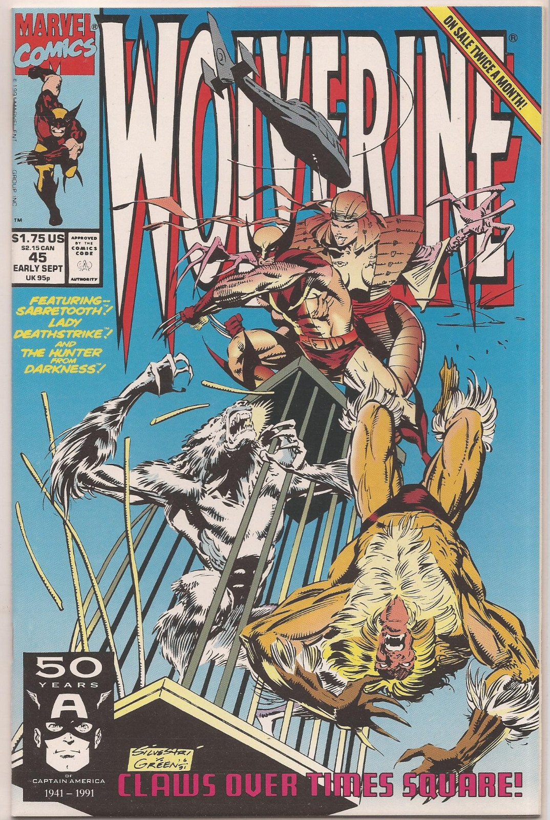 WOLVERINE # 45 * SABRETOOTH * LADY DEATHSTRIKE * NEAR MINT | eBay