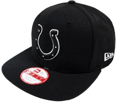 New Era Indianapolis Colts Black White Logo Snapback Cap 9Fifty Limited ...