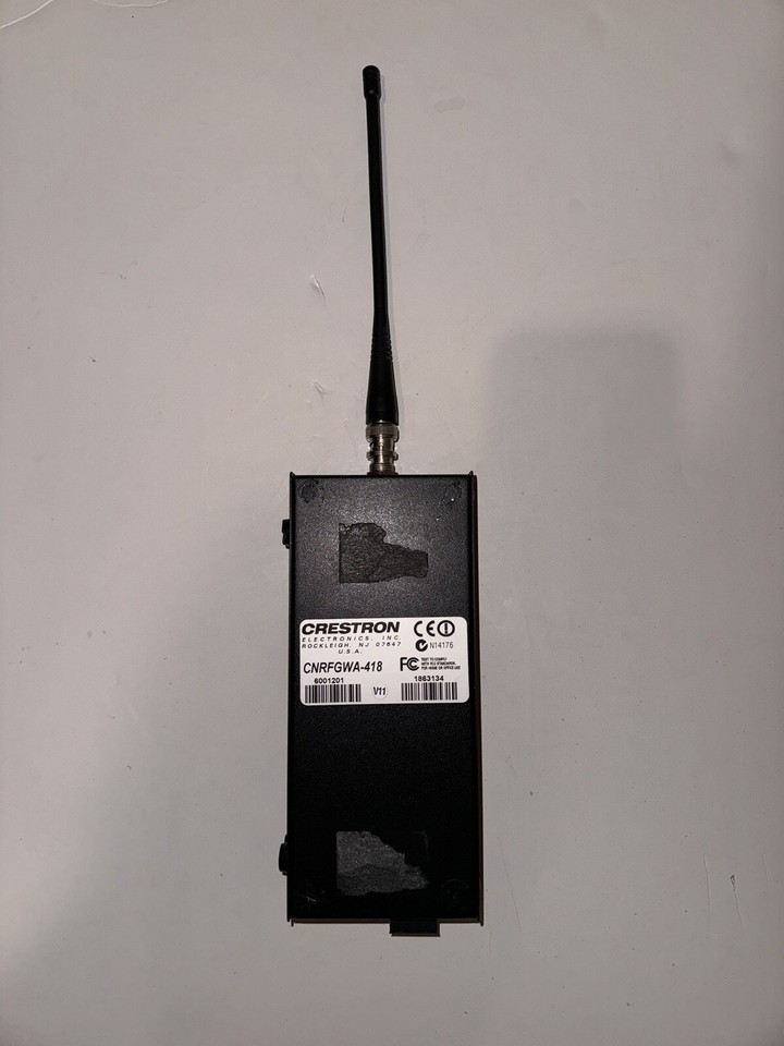 CRESTRON Wireless 418 MHz 1 Way RF Gateway CNRFGWA-418 with Antenna ...