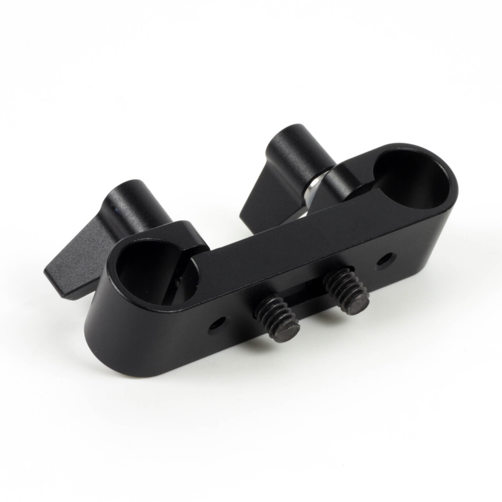 1/4" Notched Mount 15mm Rod Clamp fr Camera Rig Gear Follow Focus DIY ...