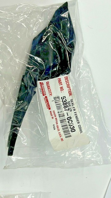 538670C030 Genuine Toyota Seal Front Fender to Cowl Side LH 53867-0c030 ...
