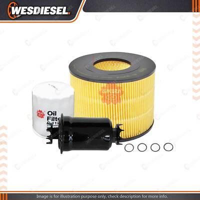 Sakura Filter Service Kit Oil Air Fuel for Toyota Landcruiser Prado ...