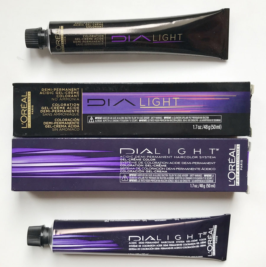 L'Oreal Dialight Dia Light Demi Permanent Gel-Creme Hair Color 1.7 oz ...
