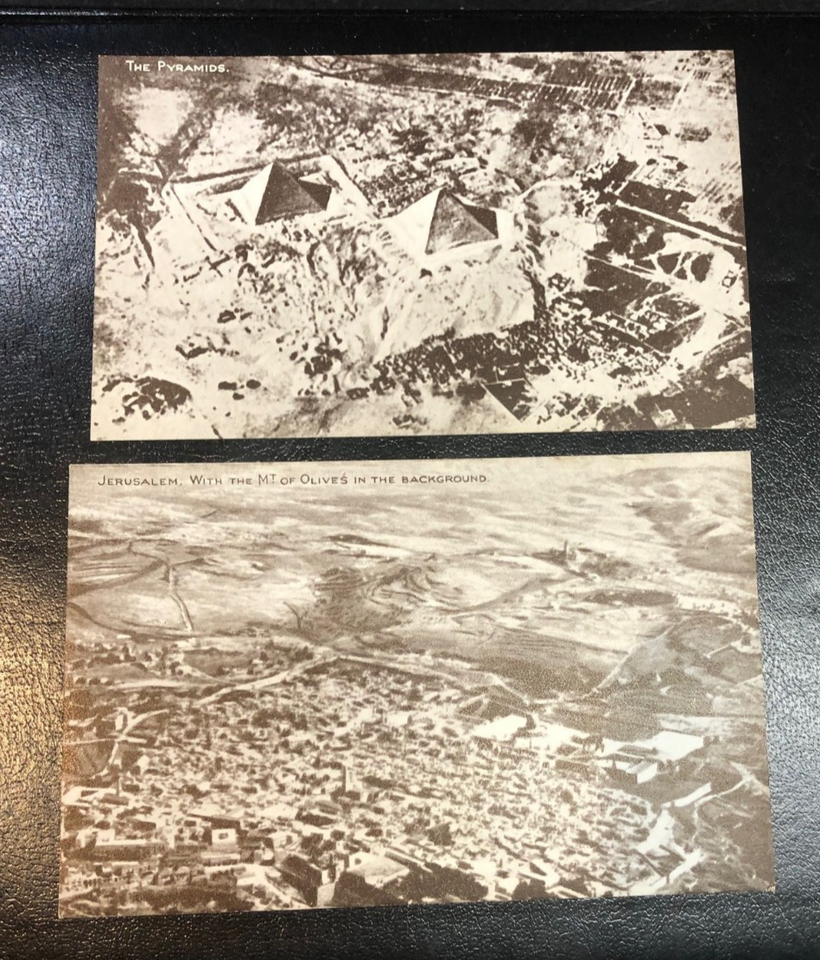 5 ROSS SMITH FLIGHT PHOTOCHROM POSTCARDS ROSS & KEITH SMITH AUSTRALIAN ...