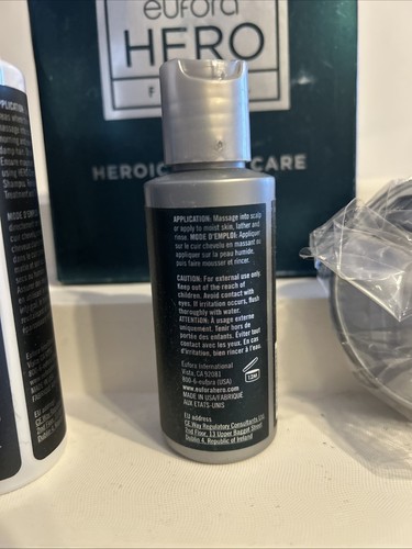 EUFORA HERO FOR MEN HEROIC SCALP CARE KIT BOXED~SCALP RESCUE, SHAMPOO ...