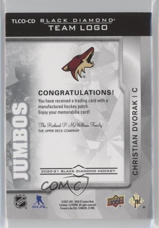 2020-21 Black Diamond Team Logo Puzzle Manufactured Christian Dvorak ...