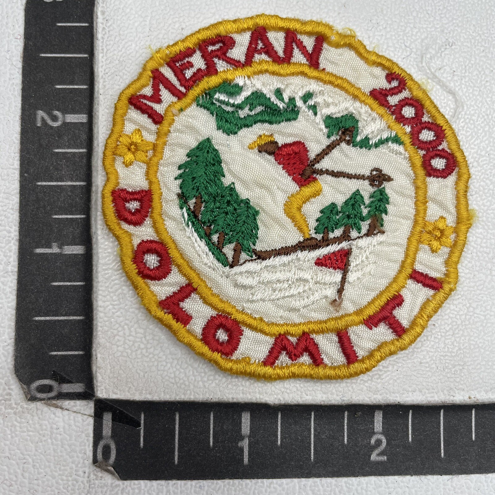 Vtg Italy MERAN 2000 DOLOMITI Snow Ski Resort Patch 11NT | eBay