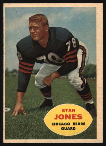 1960 Topps #17 Stan Jones EX/EX+ Bears 569874 | eBay