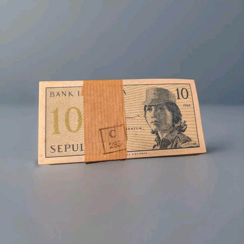 Indonesia UNC Note 10 Sen 1964 Banknote CRISP Vintage Paper Currency | eBay