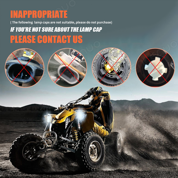 Replacement For 4030061 Headlight Bulbs ATV Polaris models 30/30w 3 ...
