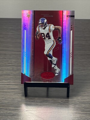 2004 Leaf Certified Materials Mirror Red Randy Moss #/100 HOF | eBay