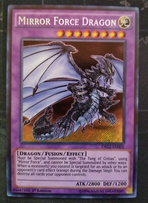 Mirror Force Dragon DRL2-EN005 Secret Rare 1st Edition Yugioh NM | eBay